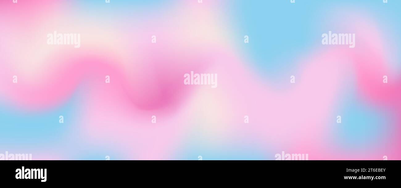 Pink and blue wavy fluid background. Abstract light blurred vector ...