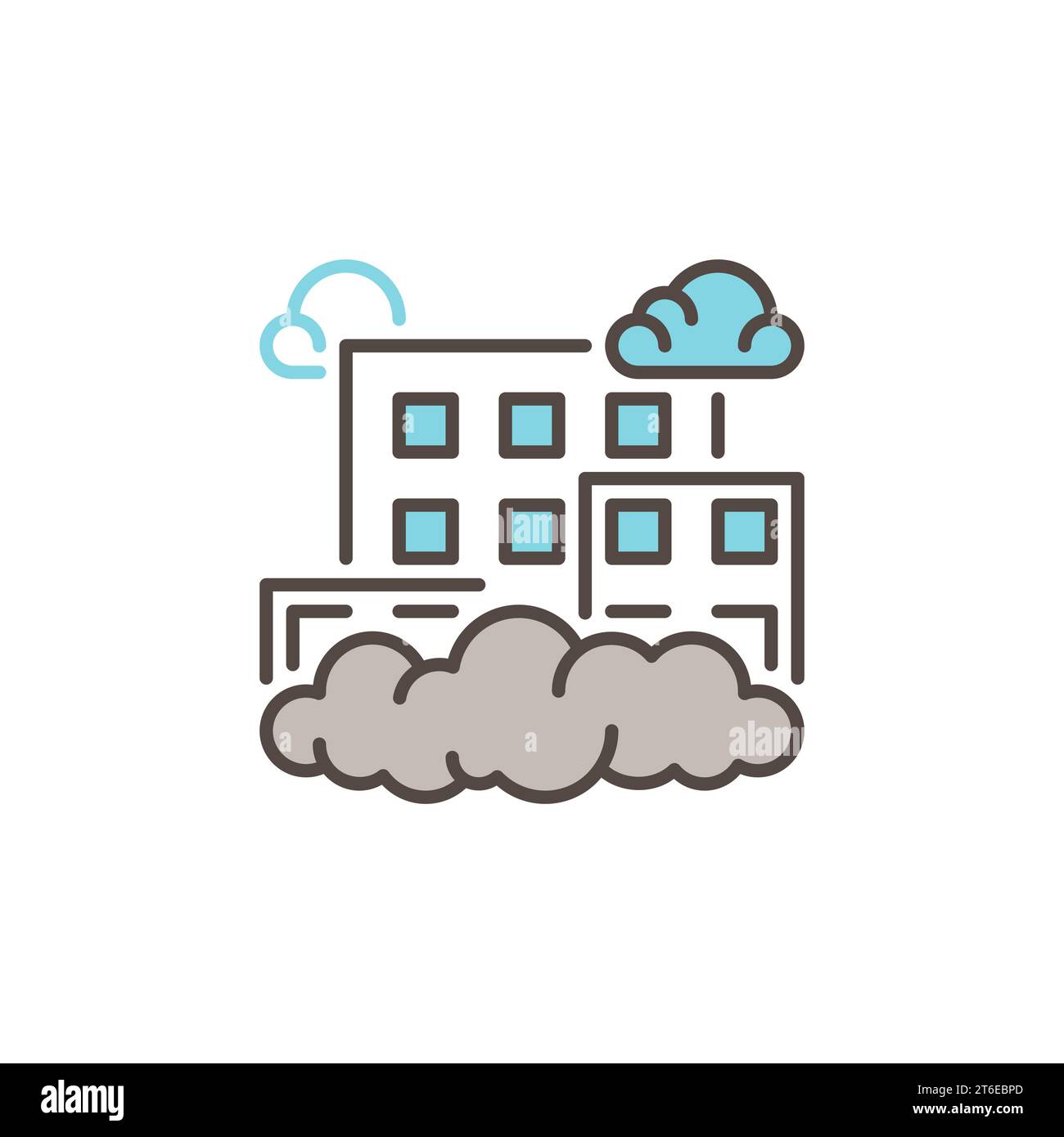 Pollution in fog Stock Vector Images - Alamy