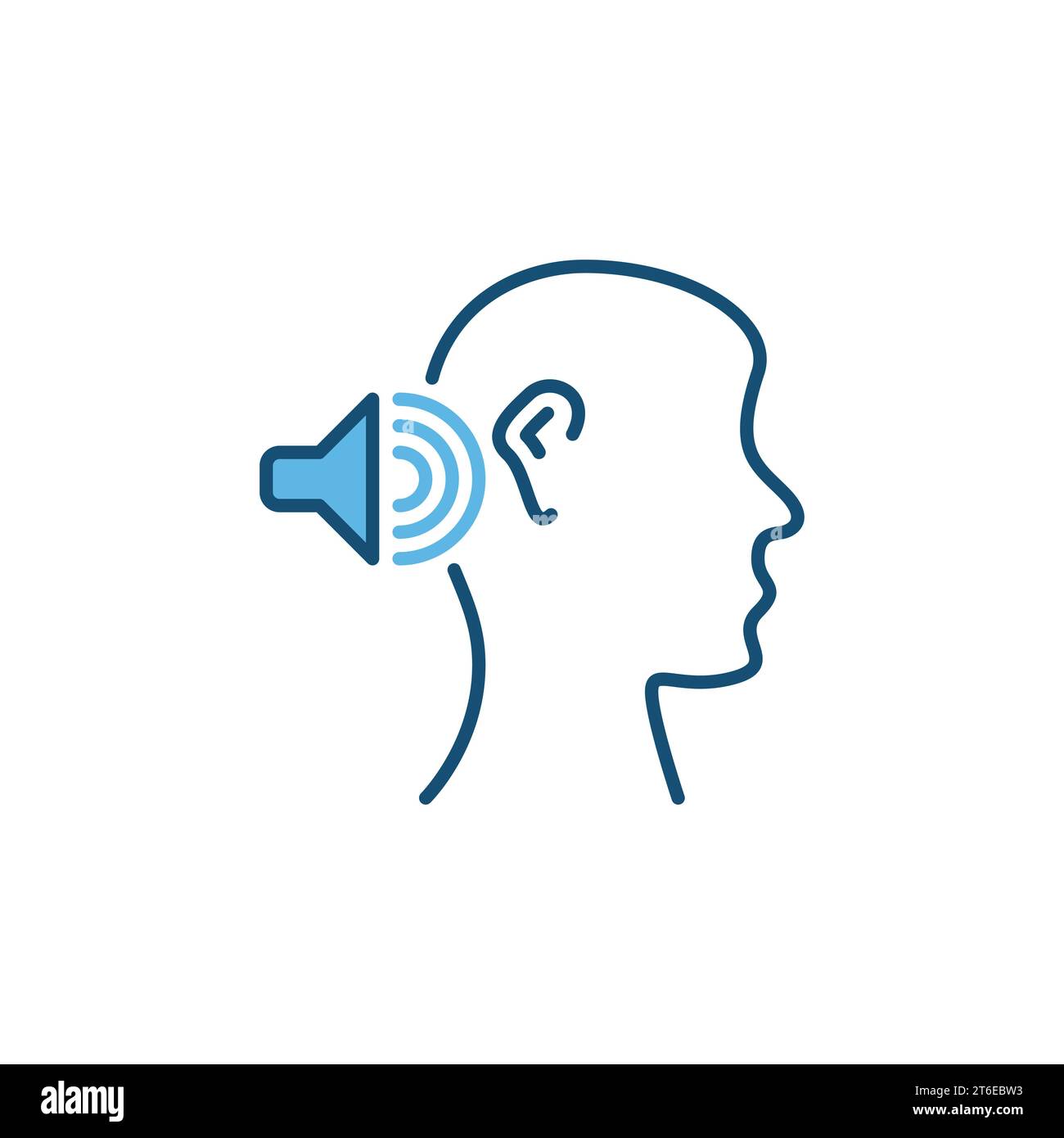 Noise Pollution vector concept modern icon or design element Stock ...