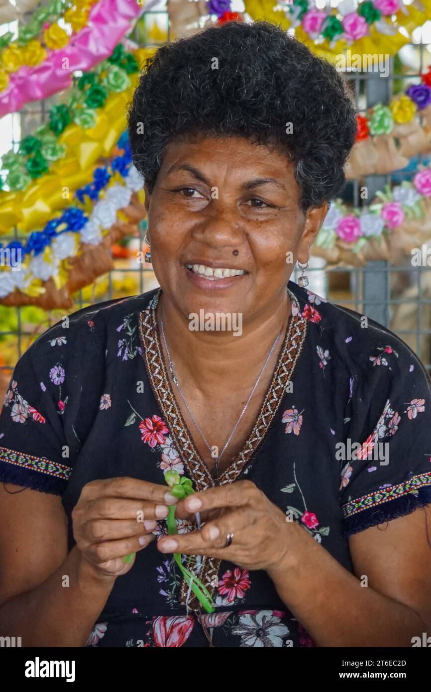 Fijian women hi-res stock photography and images - Alamy