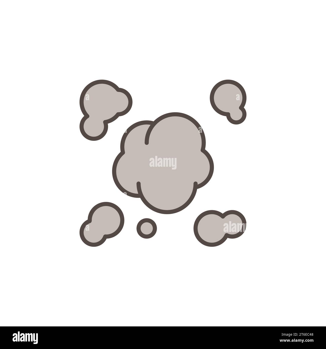 Smog or Dust vector concept colored icon or symbol Stock Vector Image ...