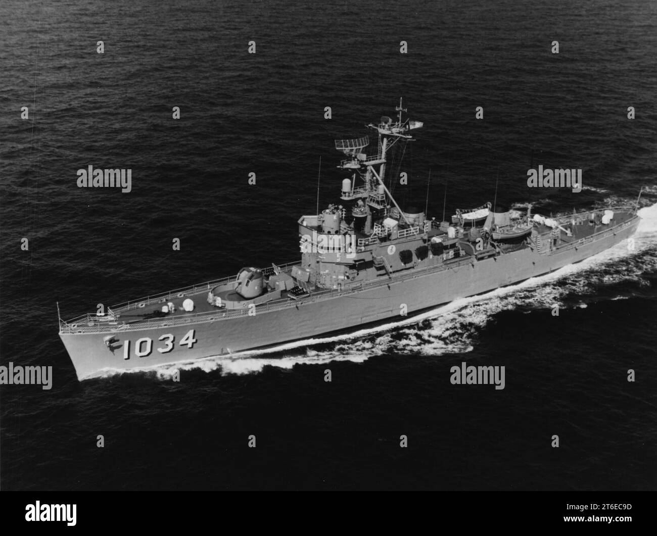 USS John R. Perry (DE-1034) underway off Key West, Florida on 9 ...