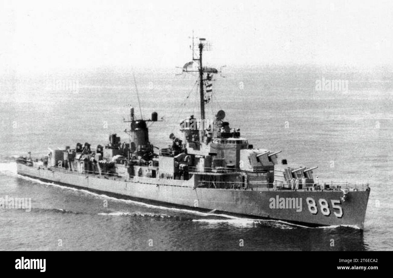 USS John R. Craig (DD-885) underway at sea, circa in 1960 Stock Photo ...