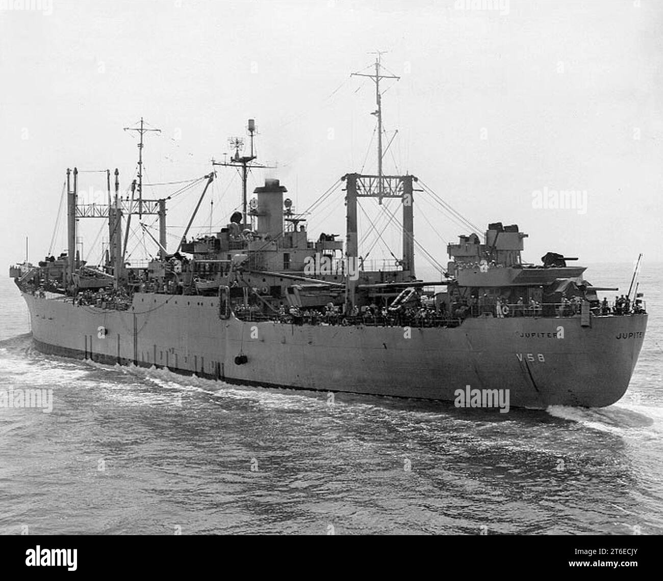 USS Jupiter (AVS-8 Stock Photo - Alamy
