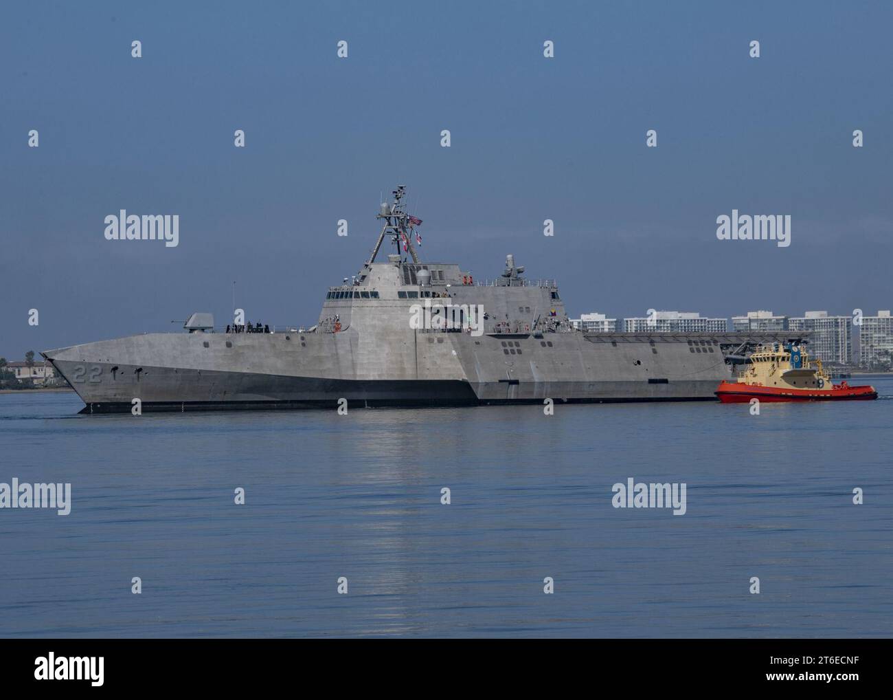 USS Kansas City (LCS 22) arrives at Naval Base San Diego for the first ...