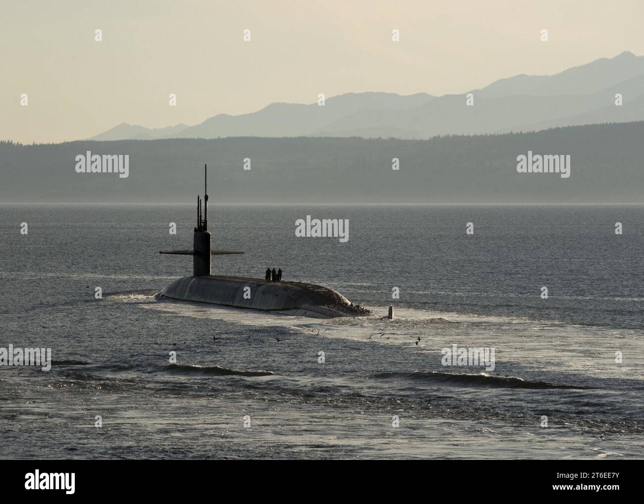 USS Kentucky (Gold) Returns to Naval Base Kitsap-Bangor 160928 Stock ...