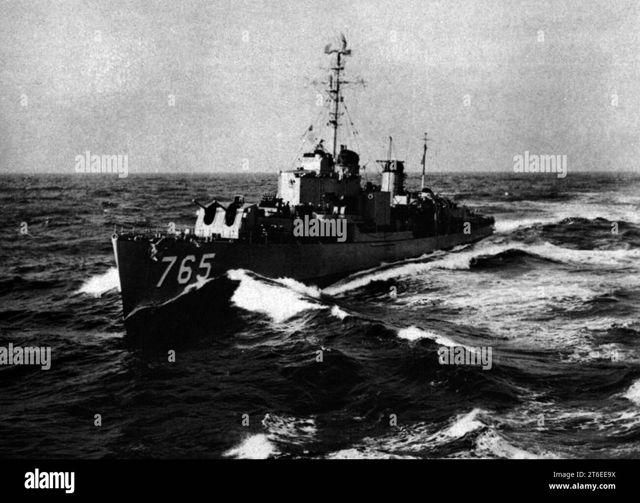 USS Keppler (DDE-765) underway at sea, circa in 1953 Stock Photo - Alamy