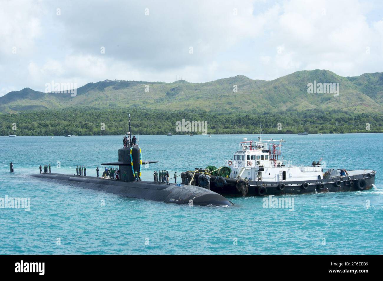 USS Key West (SSN 722) returns to its homeport of Guam. (39040080432 ...