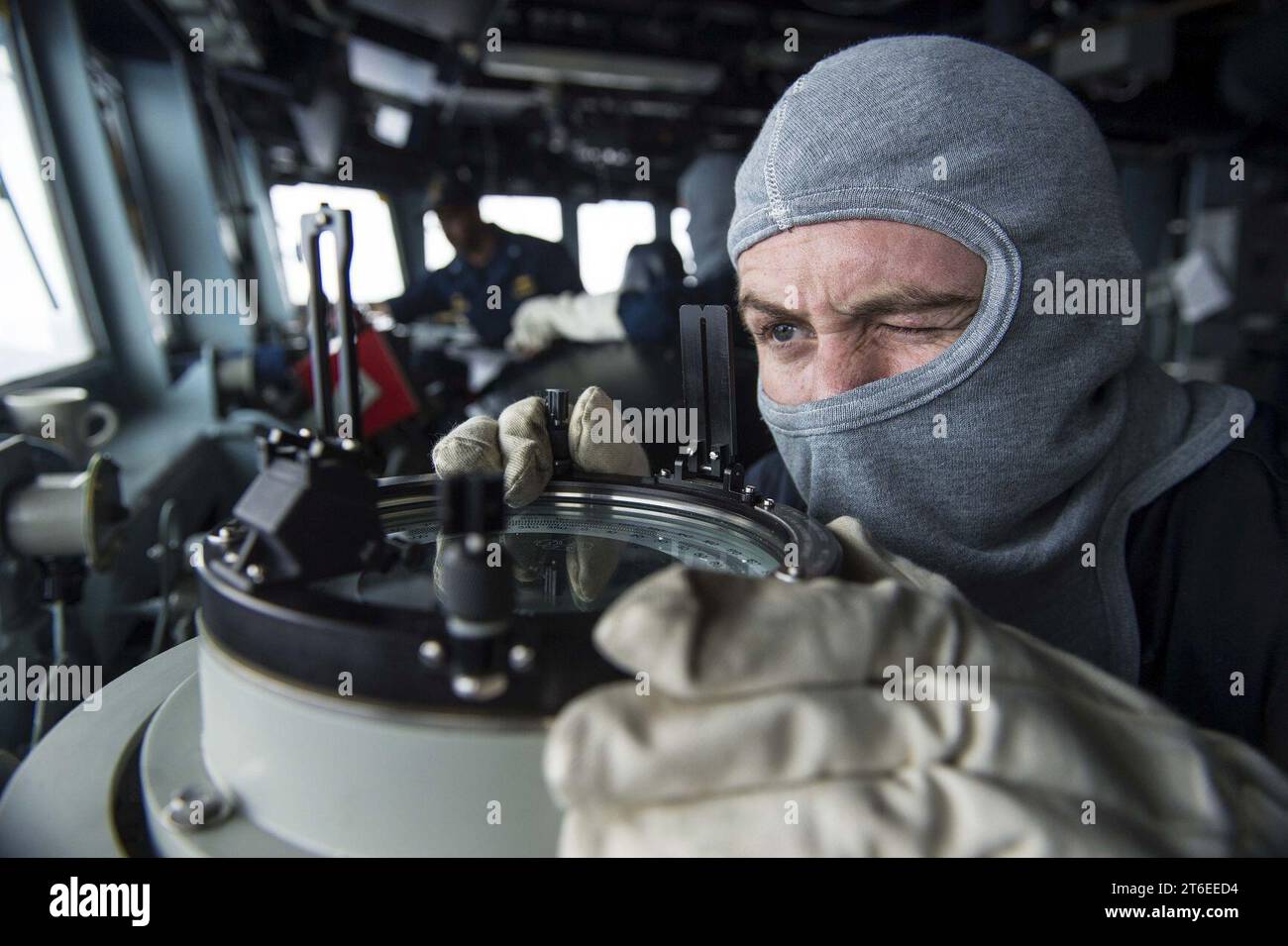 USS Kidd general quarters drill 140613 Stock Photo - Alamy