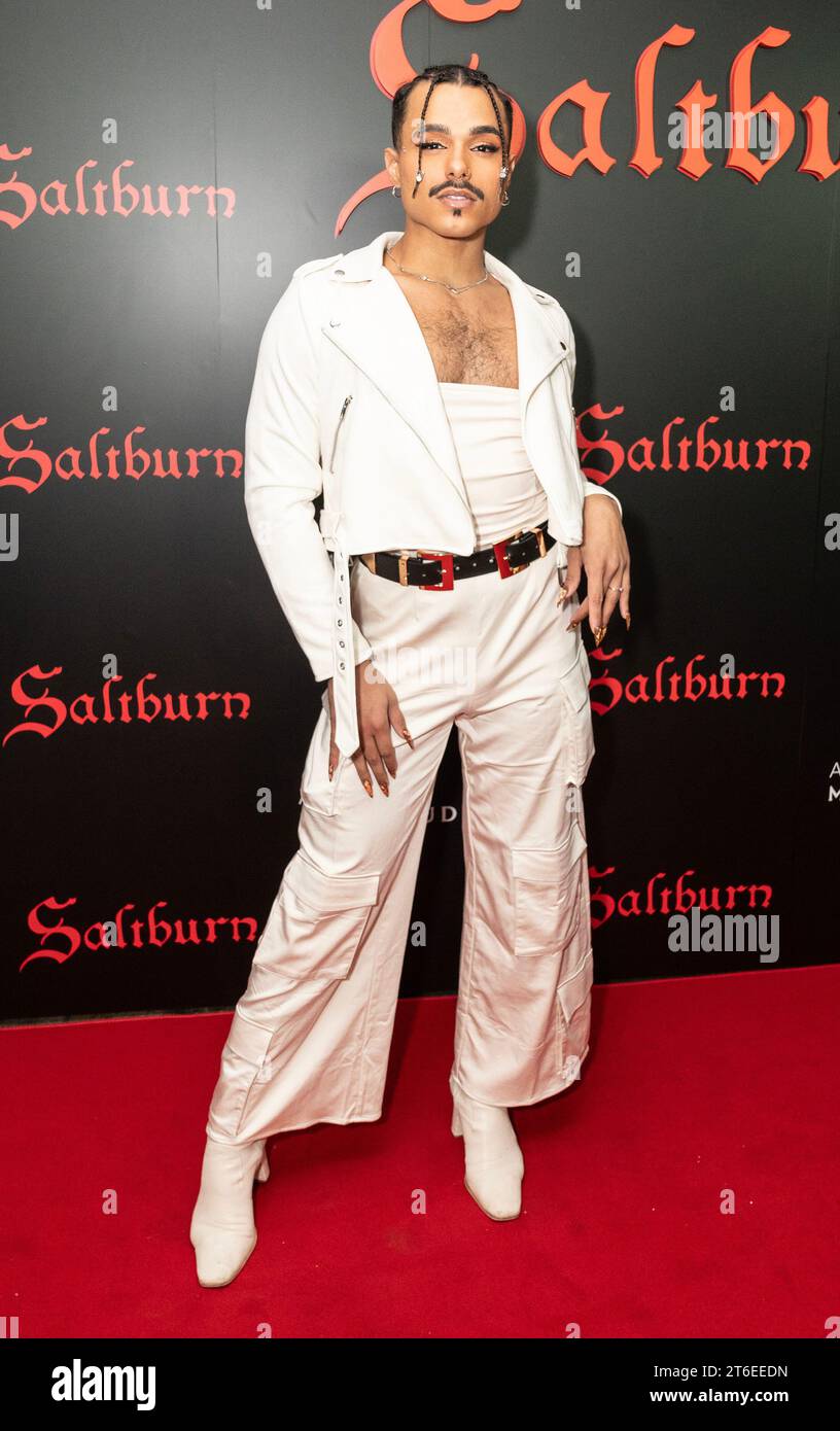 New York, USA. 09th Nov, 2023. Tomas Matos attends Saltburn by Amazon ...