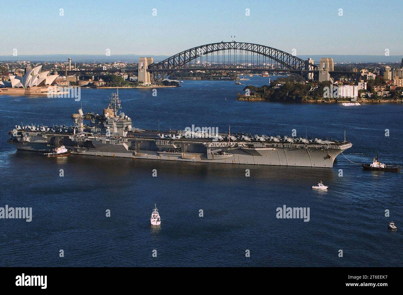 USS Kitty Hawk (CV-63) Sydney Australia Stock Photo - Alamy
