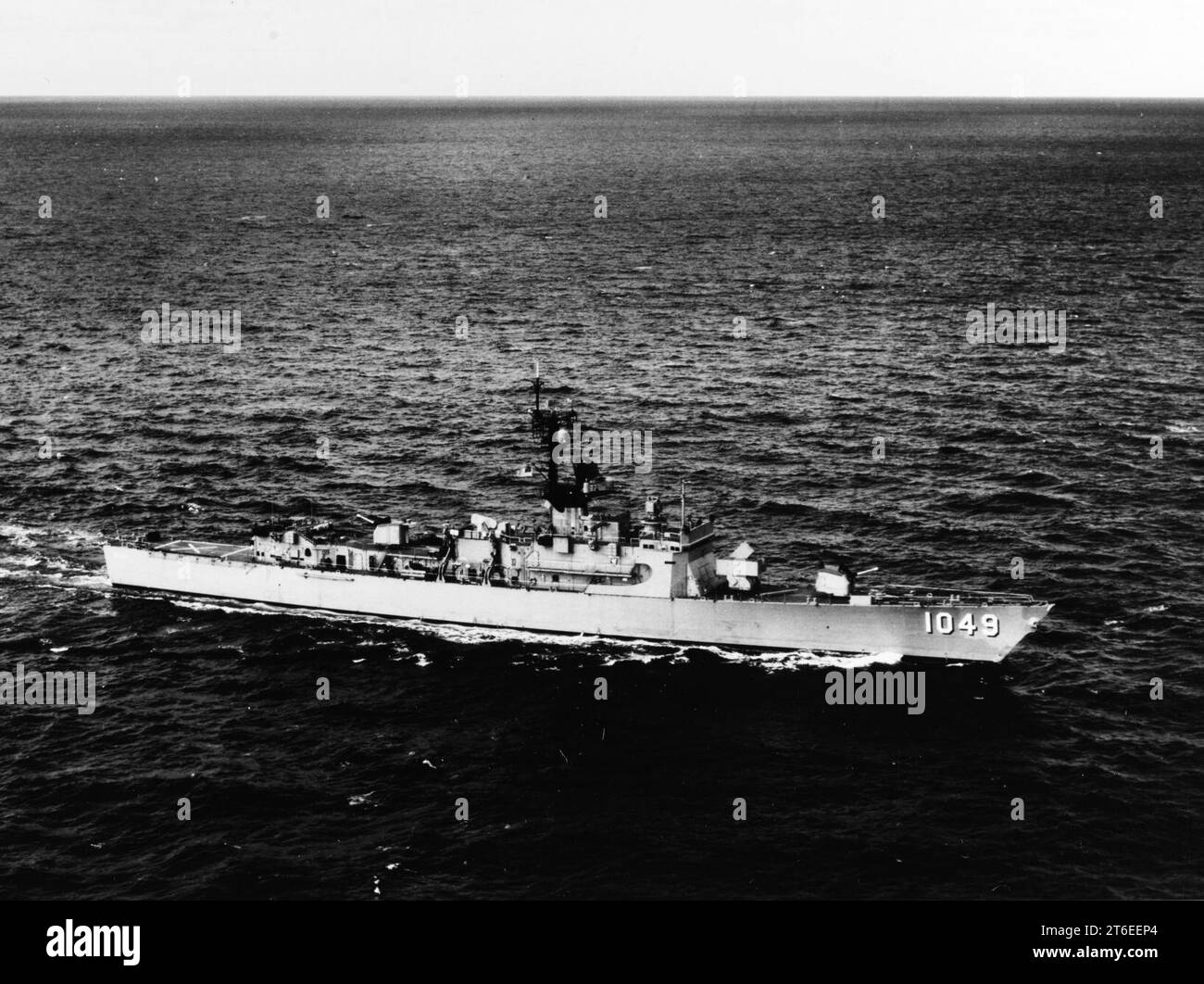 USS Koelsch (DE-1049) underway on 7 February 1968 (USN 1131273 Stock ...