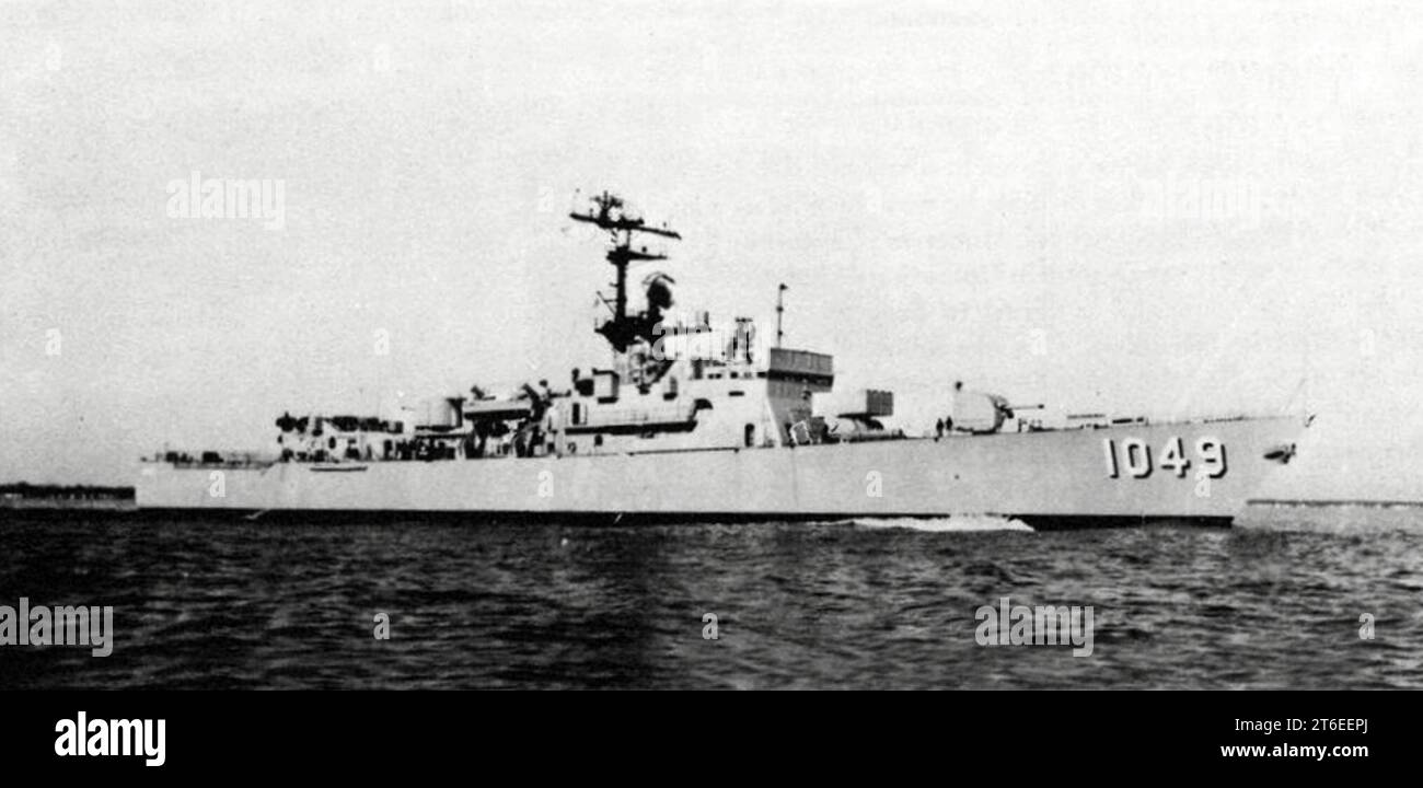 USS Koelsch (DE-1049) underway, circa in 1968 Stock Photo - Alamy