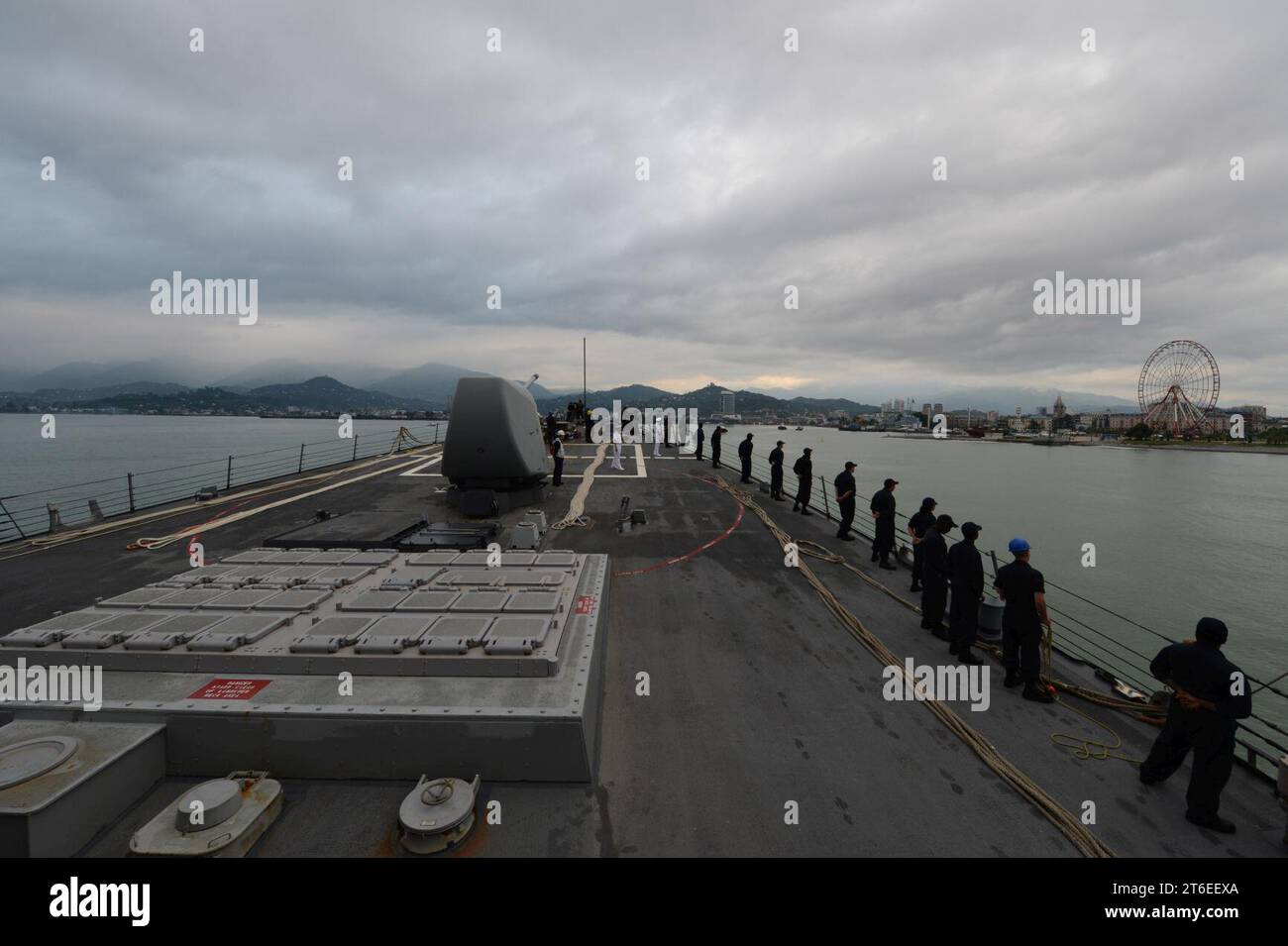 USS Laboon approaches Batumi, Georgia Stock Photo - Alamy