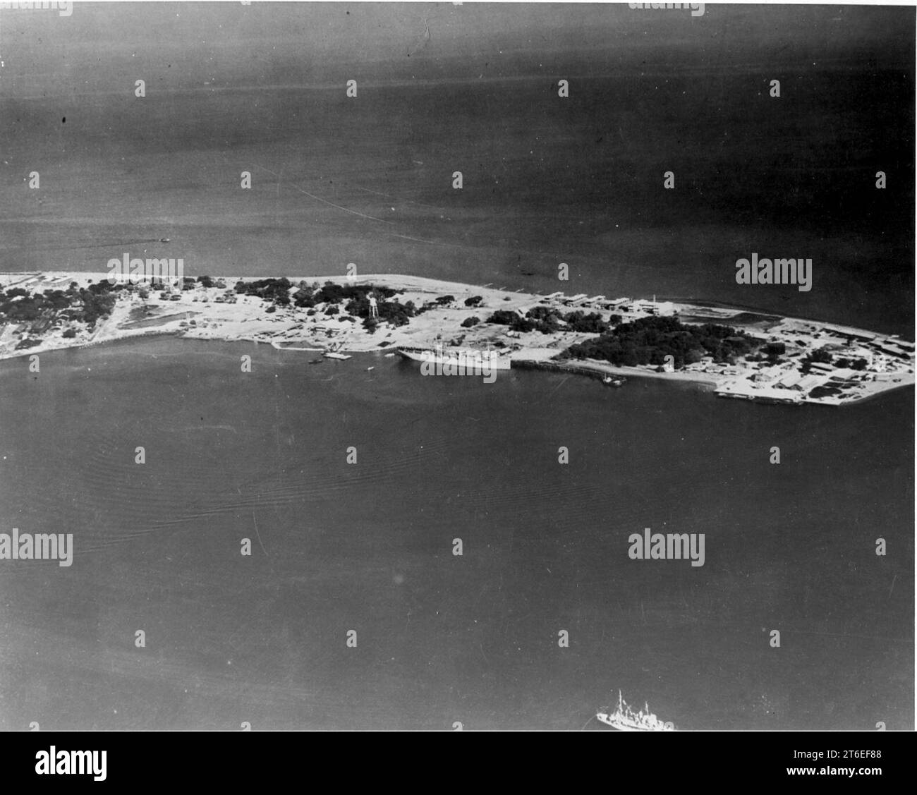 USS Langley AV-3 at Sangley Point Oct 1941 Stock Photo - Alamy