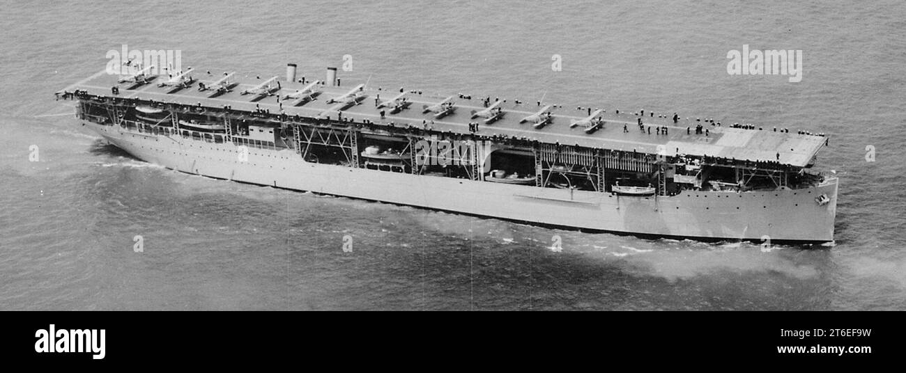 Uss langley cv 1 hi-res stock photography and images - Alamy