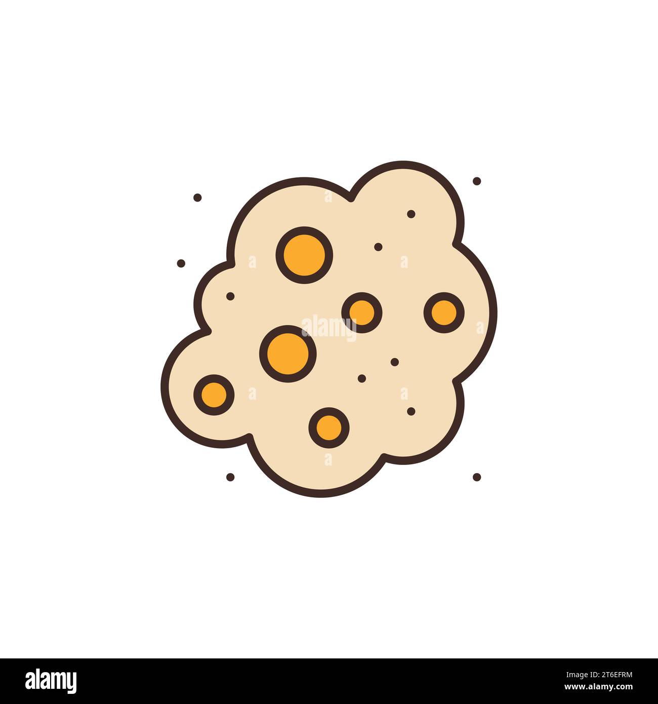 Dust in Air vector concept colored icon or design element Stock Vector ...