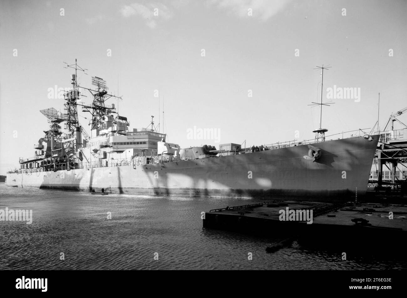 USS Little Rock (CLG-4) in December 1959 Stock Photo - Alamy