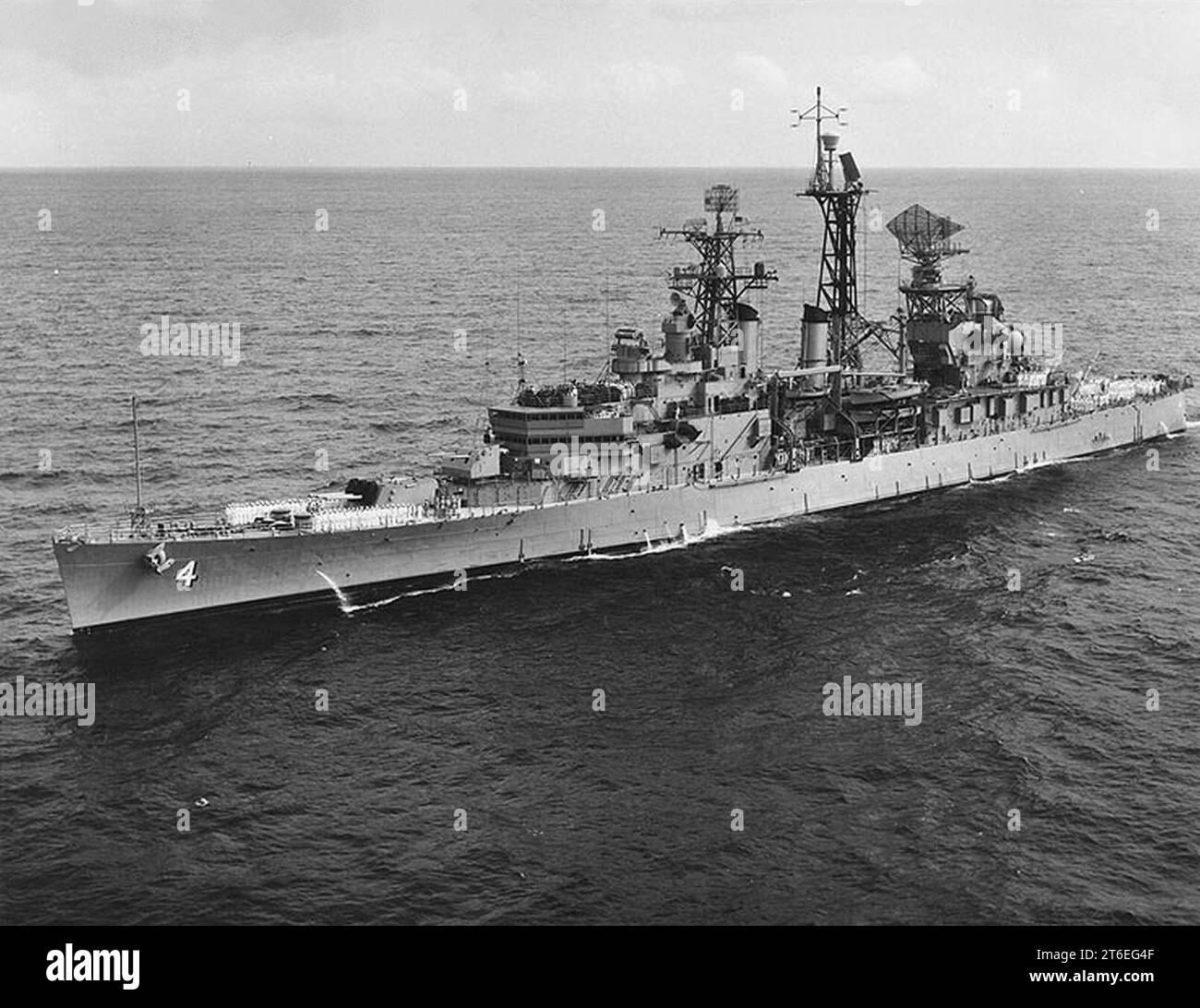 USS Little Rock (CLG-4) underway c Nov 1960 Stock Photo - Alamy