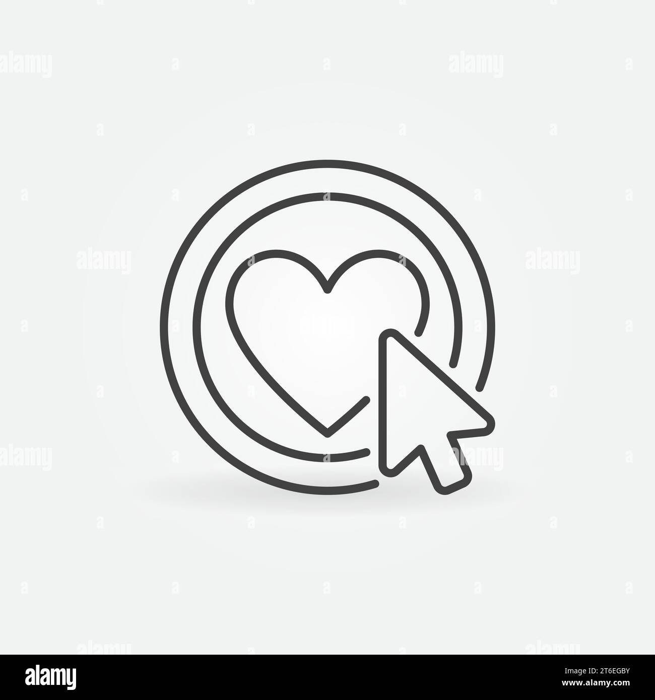 Cursor click icon symbol vector vectors hi-res stock photography and ...