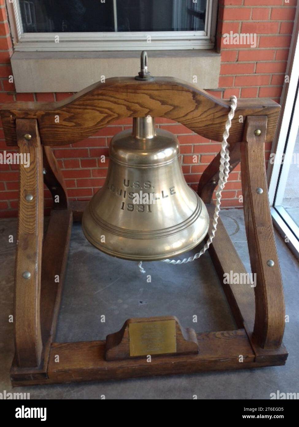 USS Louisville ship's bell 5 Stock Photo - Alamy