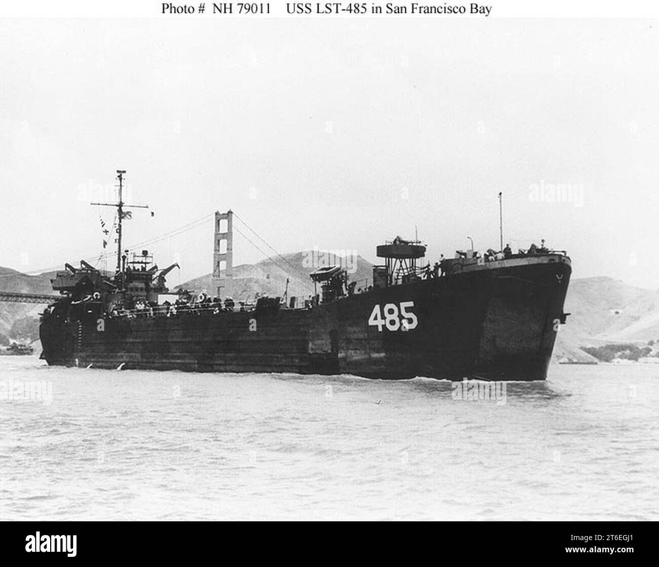 USS LST-485 1946 Stock Photo - Alamy