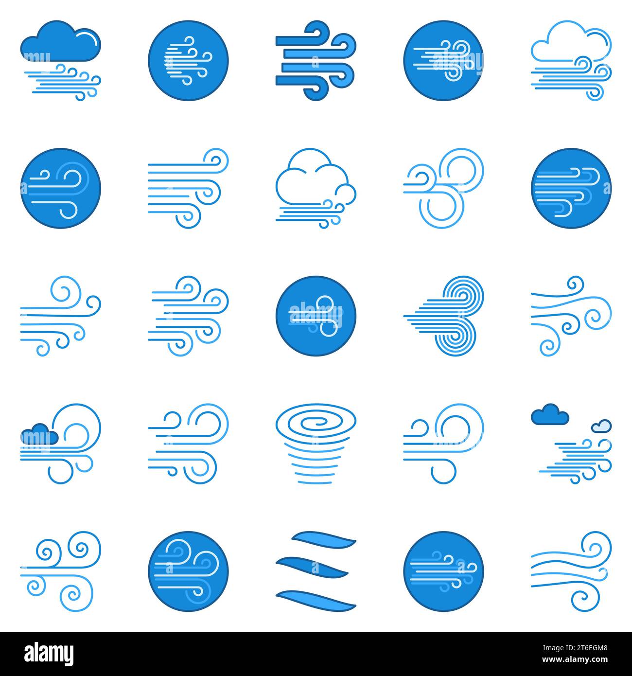 Windy weather signs Stock Vector Images - Alamy