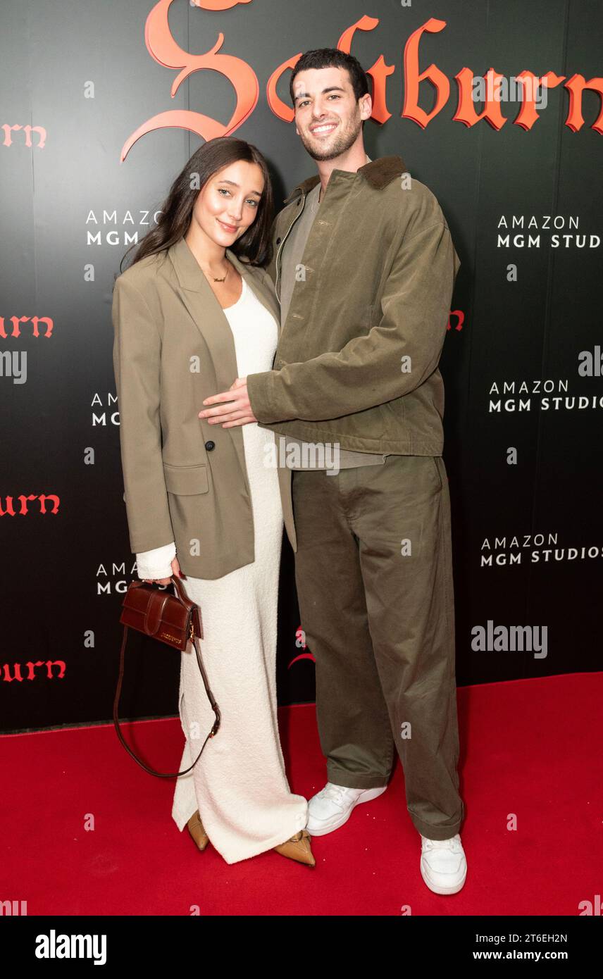 Hailey Sani and Jack Weingrad attends Saltburn by Amazon Studios special screening in Metrograph ...