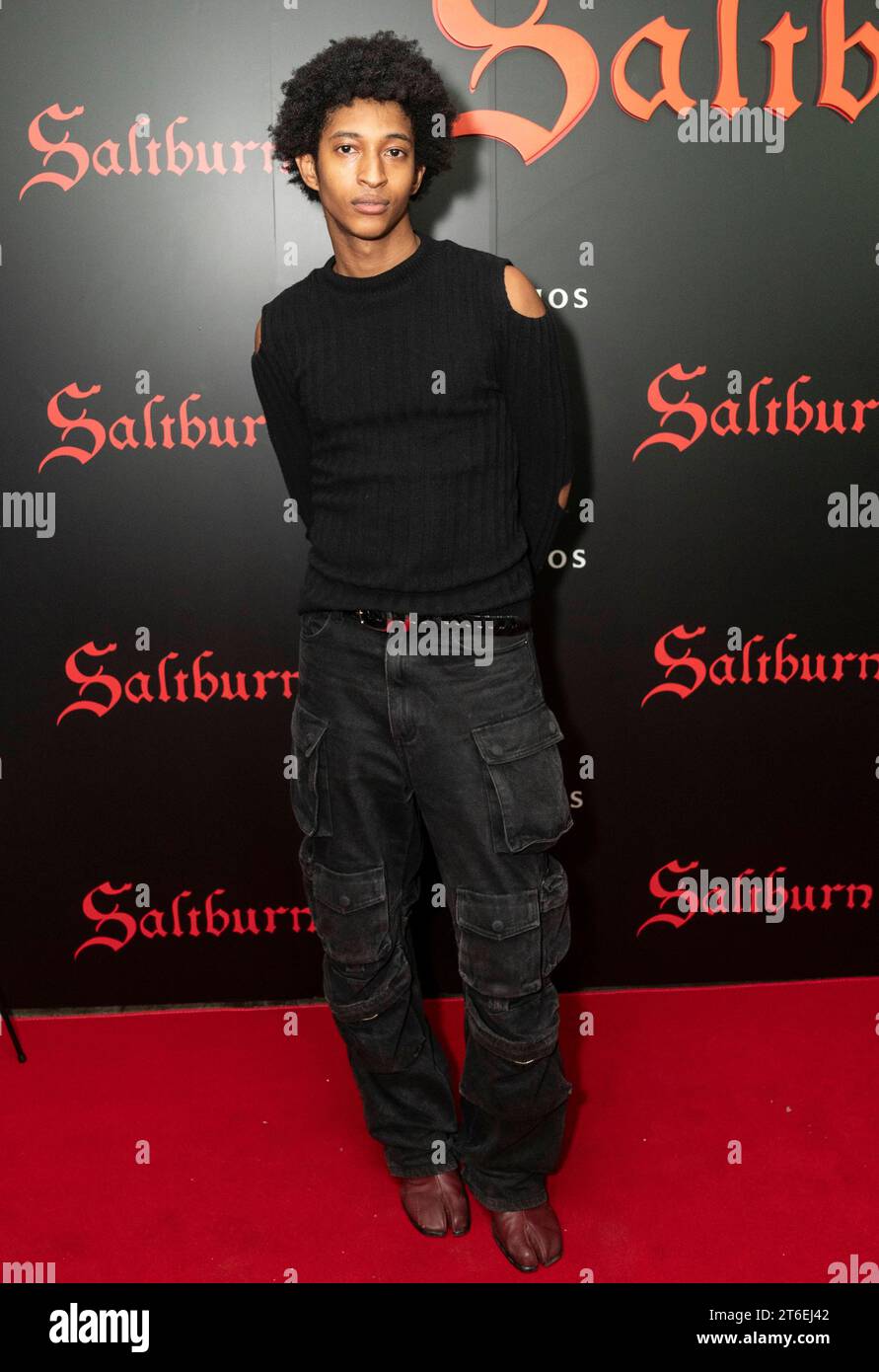 New York, New York, USA. 9th Nov, 2023. Zachariah Shaw attends Saltburn ...