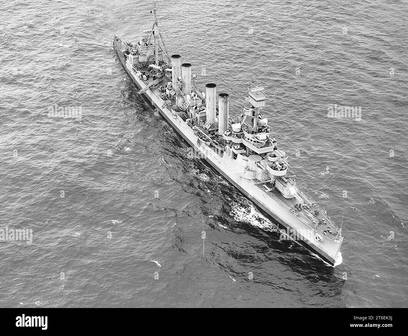 USS Marblehead (CL-12) underway in October 1942 Stock Photo - Alamy