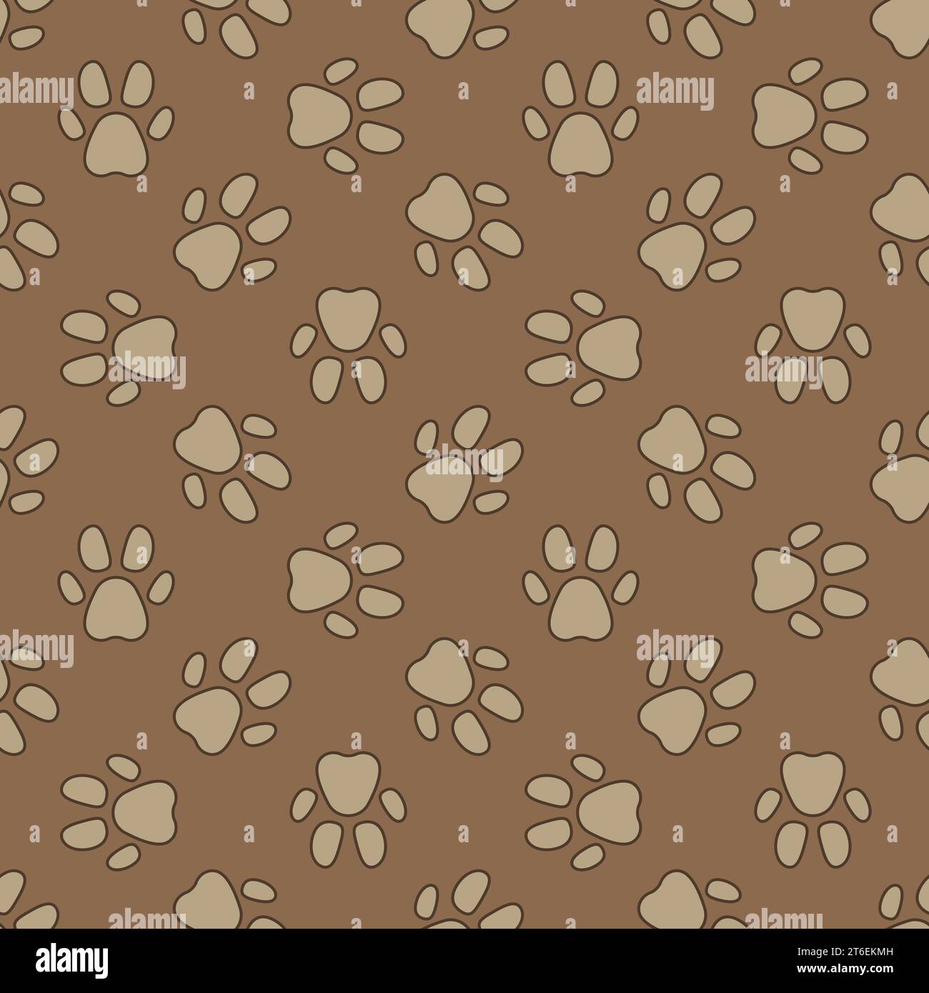 Repeating paw pattern hi-res stock photography and images - Alamy