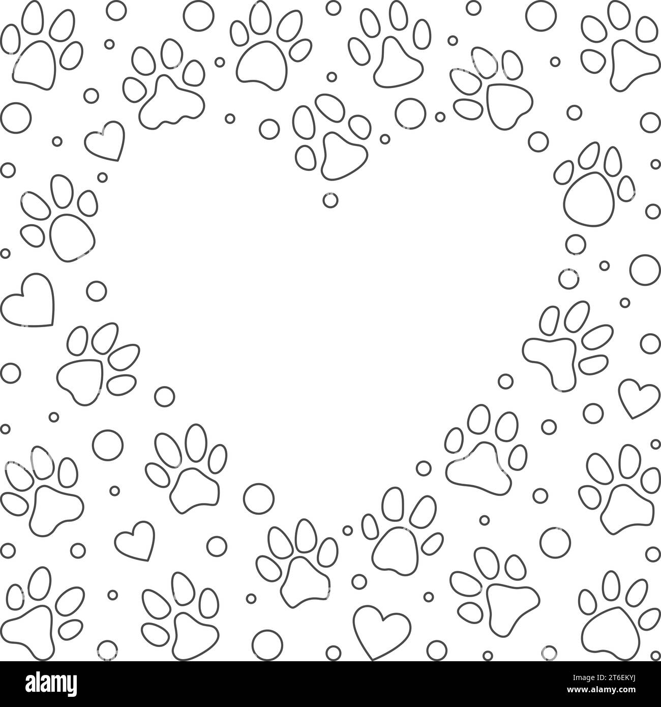 Kitten feet Stock Vector Images - Alamy