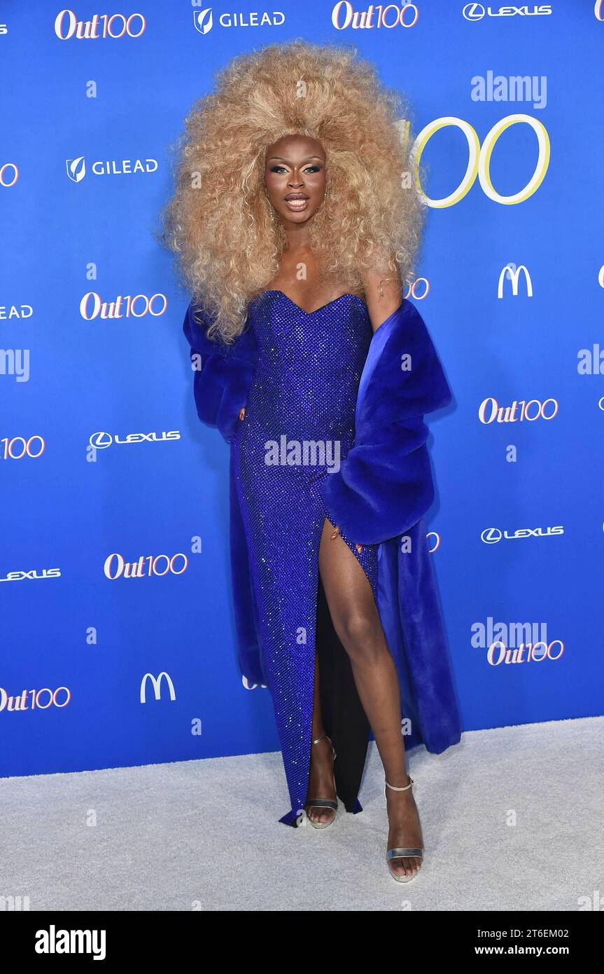 Symone arrives at Out100 on Thursday, Nov. 9, 2023, in Los Angeles ...