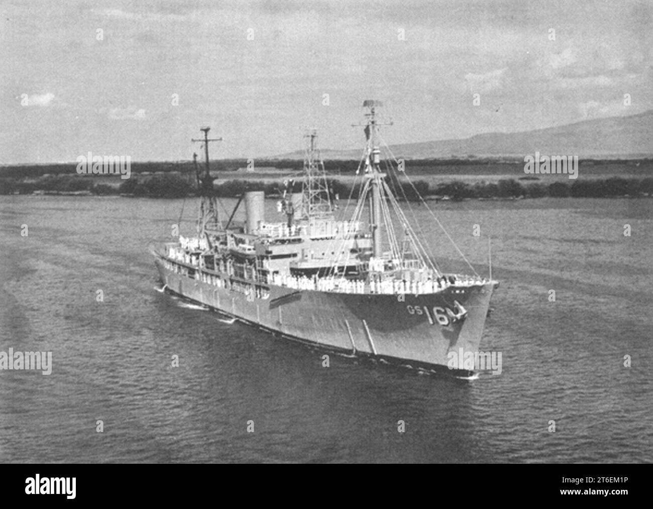 USS Maury (AGS-16) entering Pearl Harbor in 1963 Stock Photo - Alamy