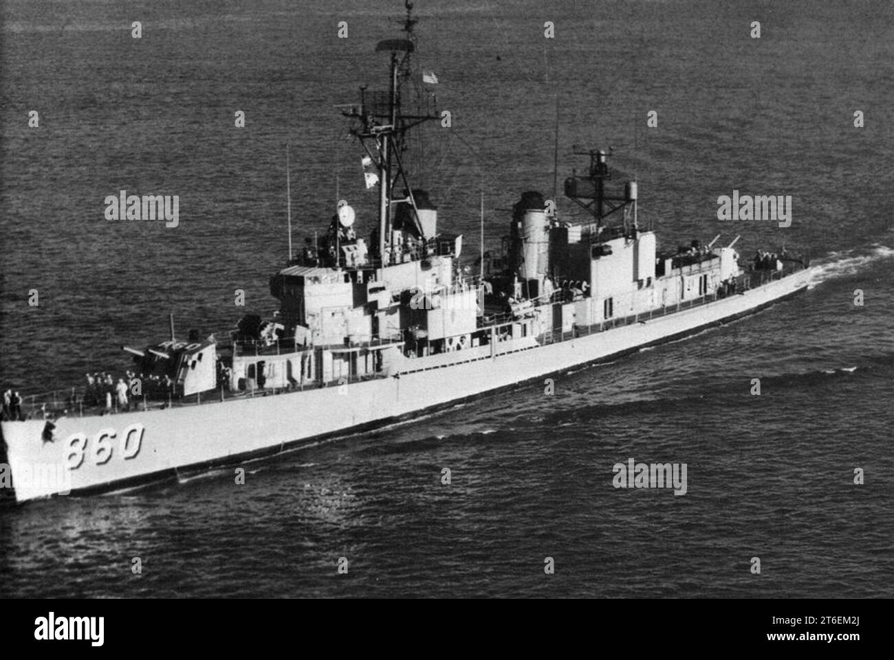 USS McCaffery (DD-860) underway, circa in 1963 Stock Photo - Alamy