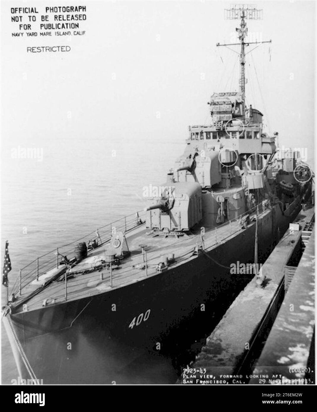 USS McCall (DD 400 Stock Photo - Alamy