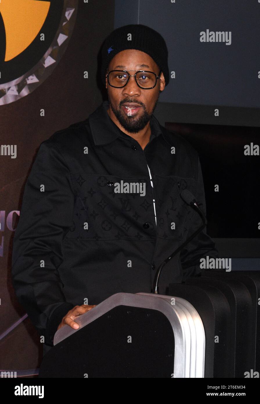New York, NY, USA. 9th Nov, 2023. RZA pictured as the Wu-Tang Clan Celebrate the 30th ...