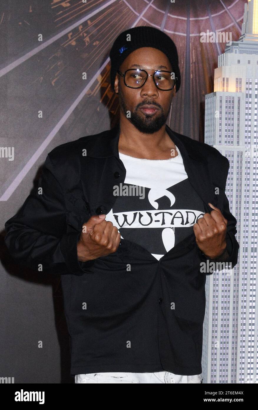 New York, NY, USA. 9th Nov, 2023. RZA pictured as the Wu-Tang Clan Celebrate the 30th ...
