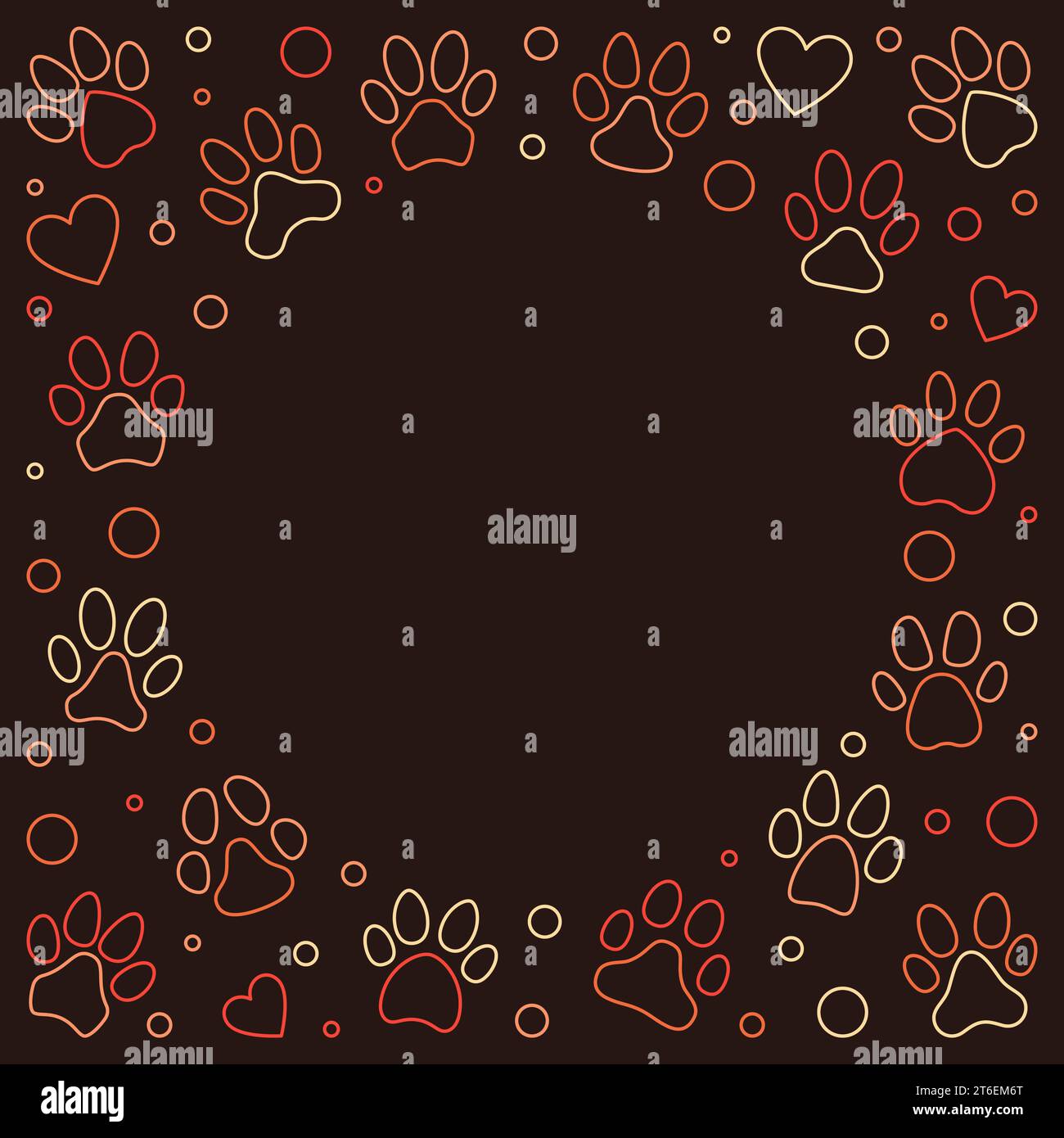 Paw Print Powerpoint Template