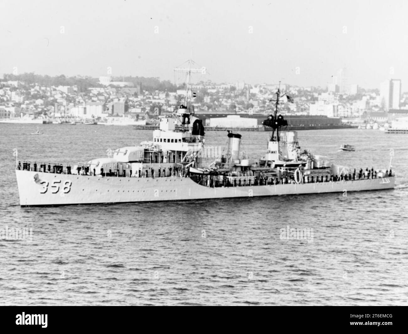 USS McDougal (DD-358) on 23 July 1938 Stock Photo - Alamy