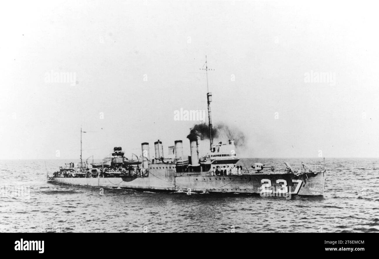 USS McFarland (DD-237) at sea, during the mid-1920s Stock Photo - Alamy