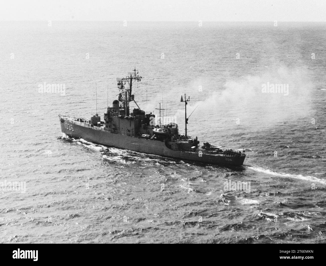 USS McMorris (DE-1036) underway off Subic Bay on 15 December 1969 Stock ...