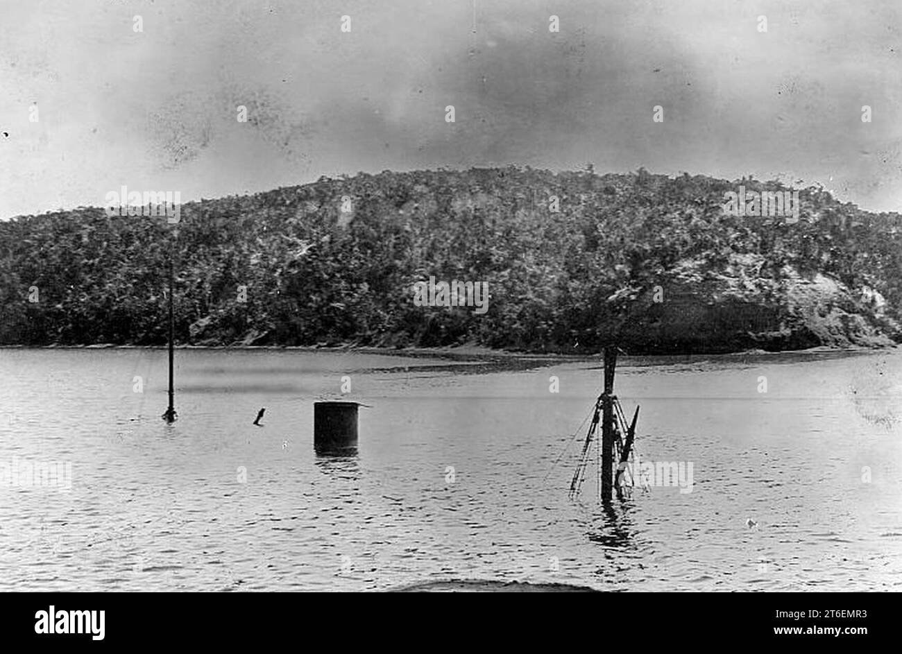 USS Merrimac wreck 1898 Stock Photo - Alamy