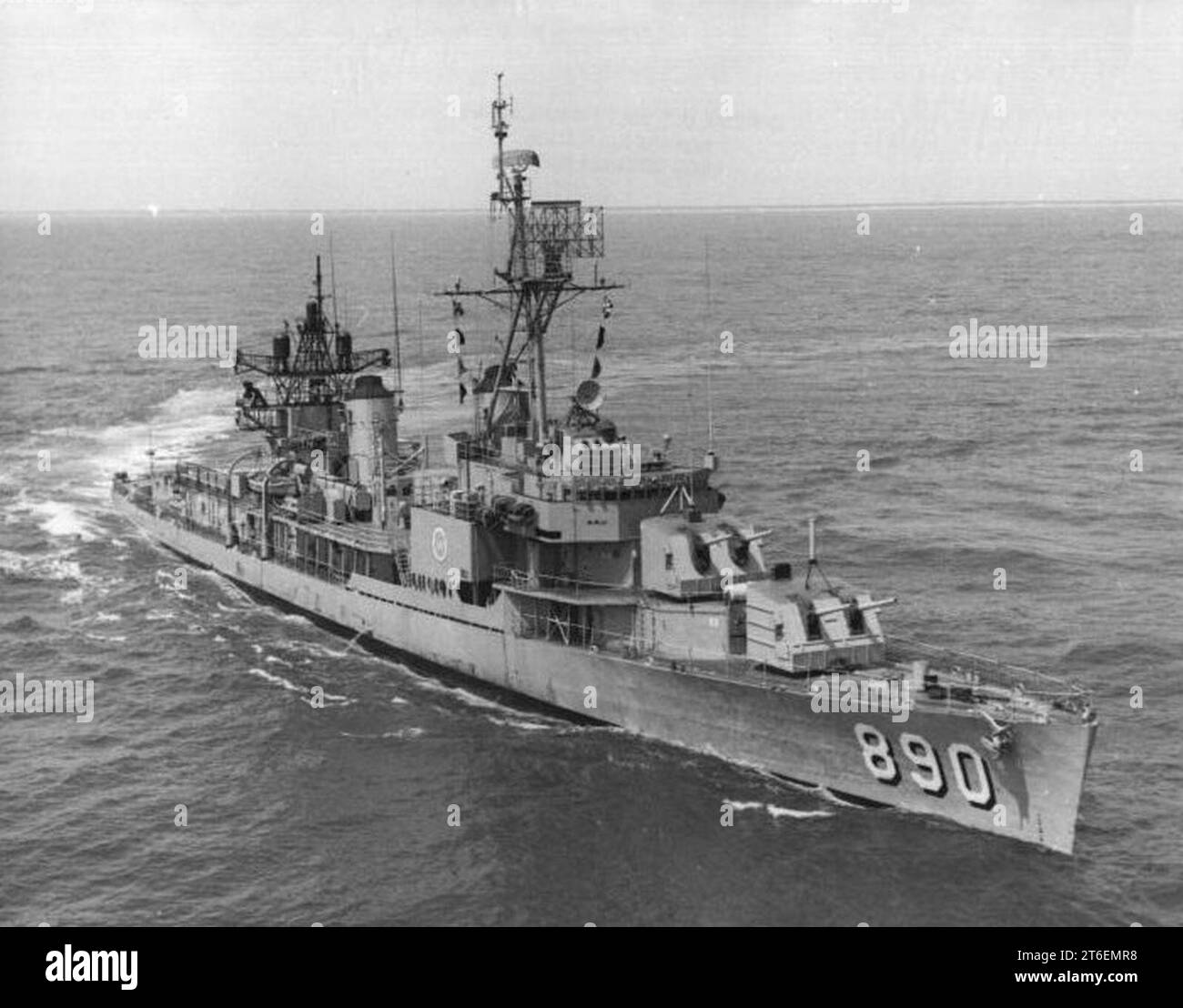 USS Meredith (DD-890) underway off Mayport, Florida (USA), in 1966 ...