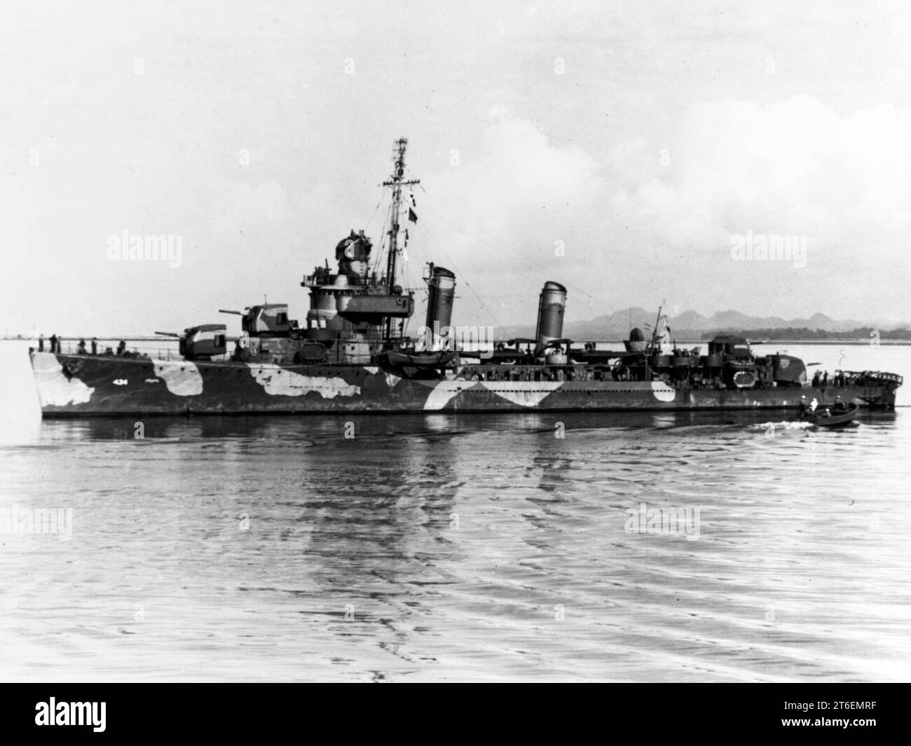 USS Meredith (DD-434) at Suva, Fiji Islands, on 23 June 1942 Stock ...