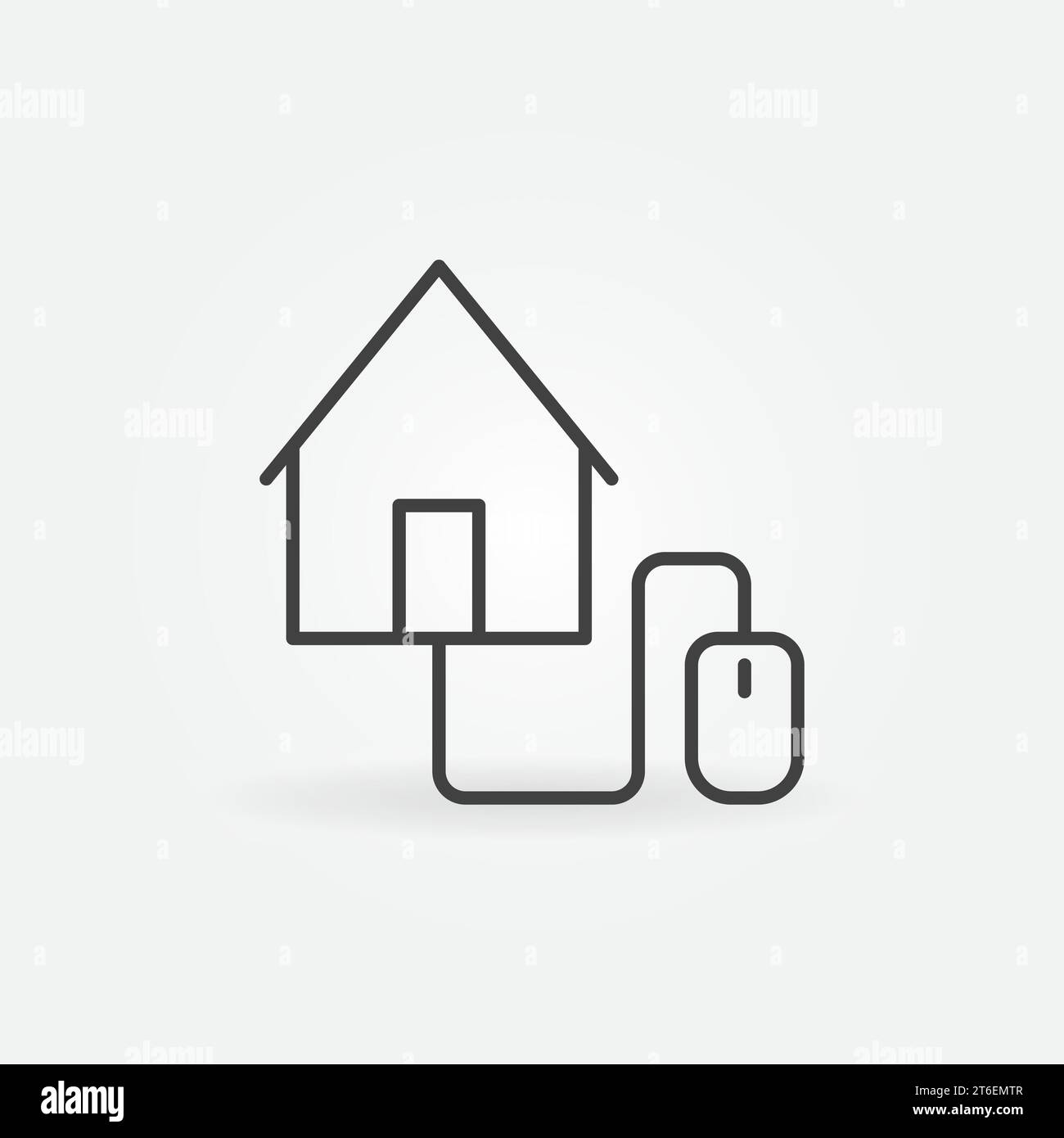 House building connected connection Stock Vector Images - Alamy