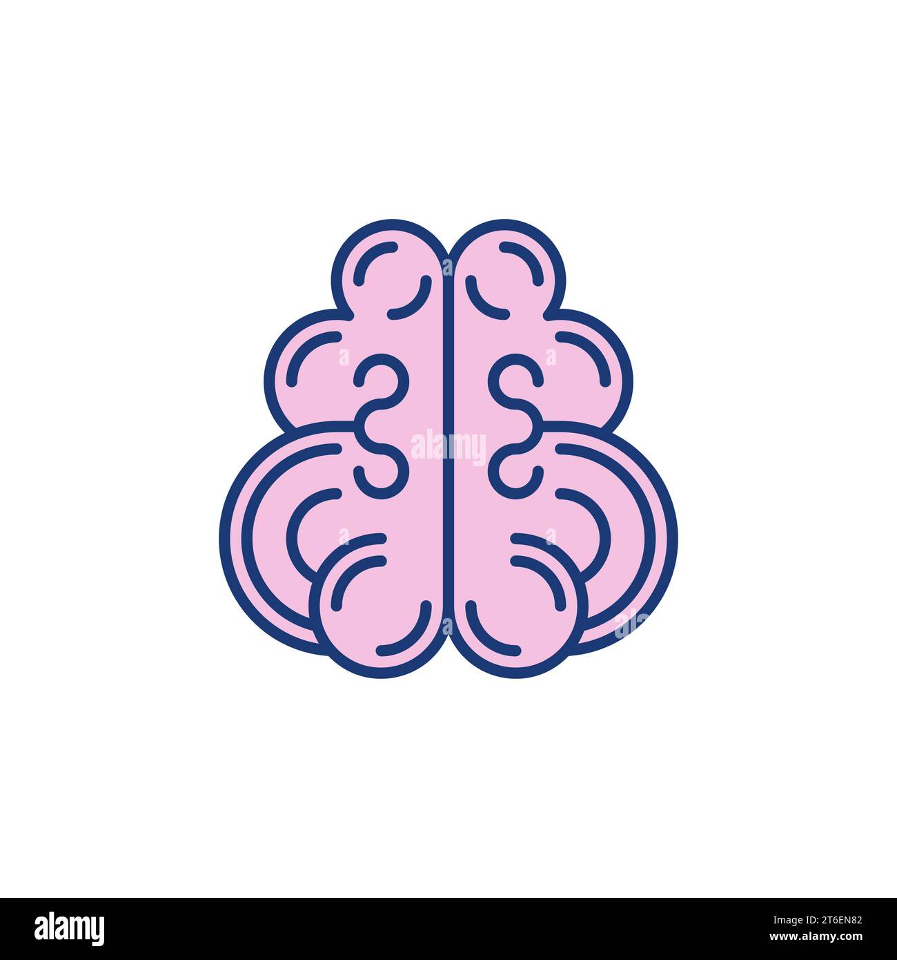 Human Brain vector Neural Network concept colorful icon or design ...