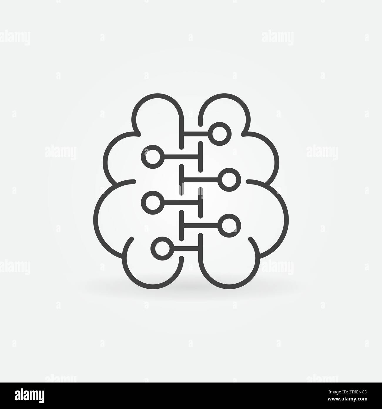 Illustration neurons in brain Stock Vector Images - Alamy