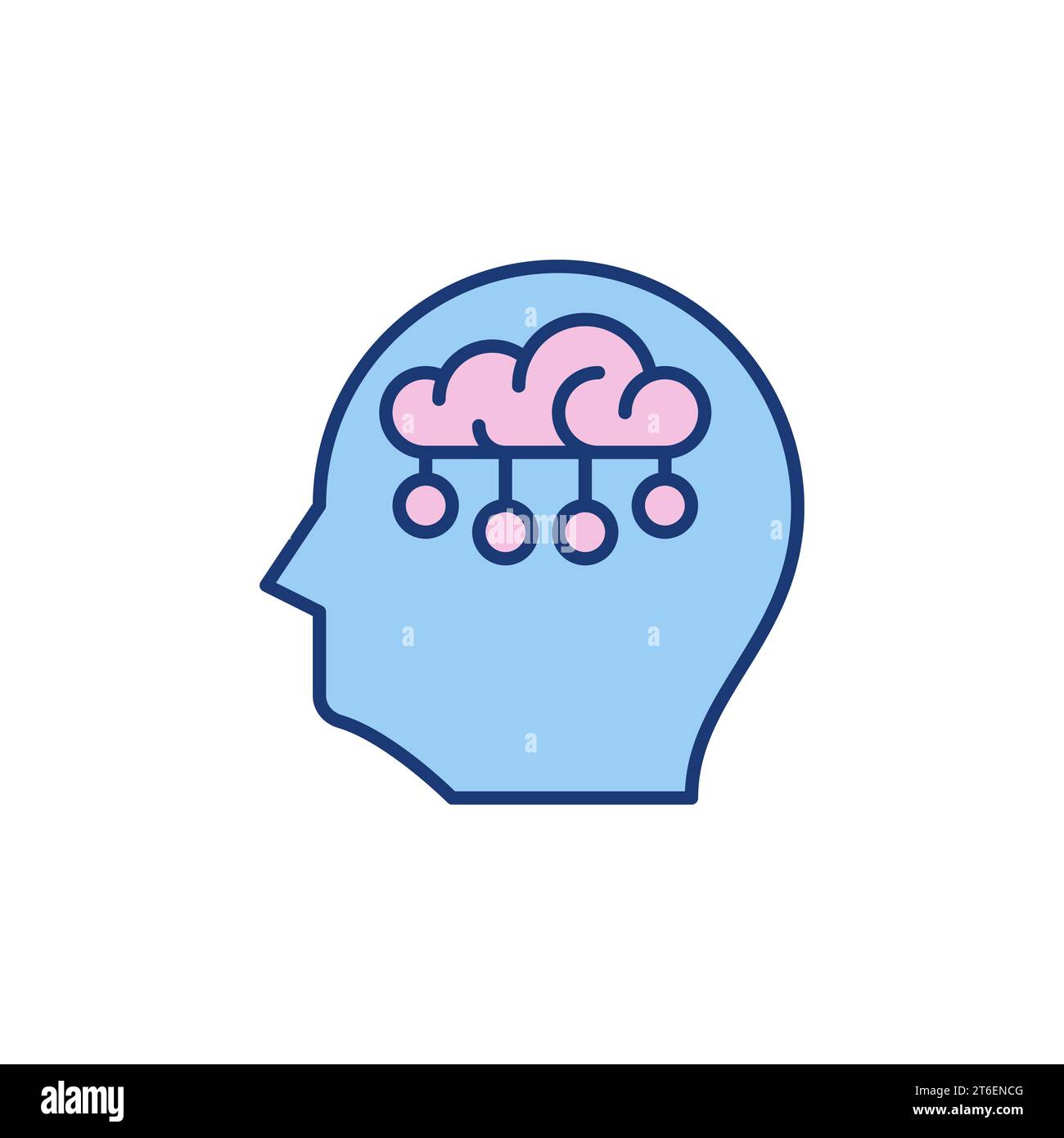 Brain neurons connections Stock Vector Images - Alamy