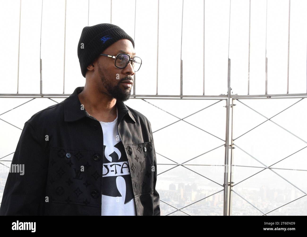 NEW YORK, NY - NOVEMBER 9: RZA pictured as the Wu-Tang Clan Celebrate the 30th Anniversary of ...